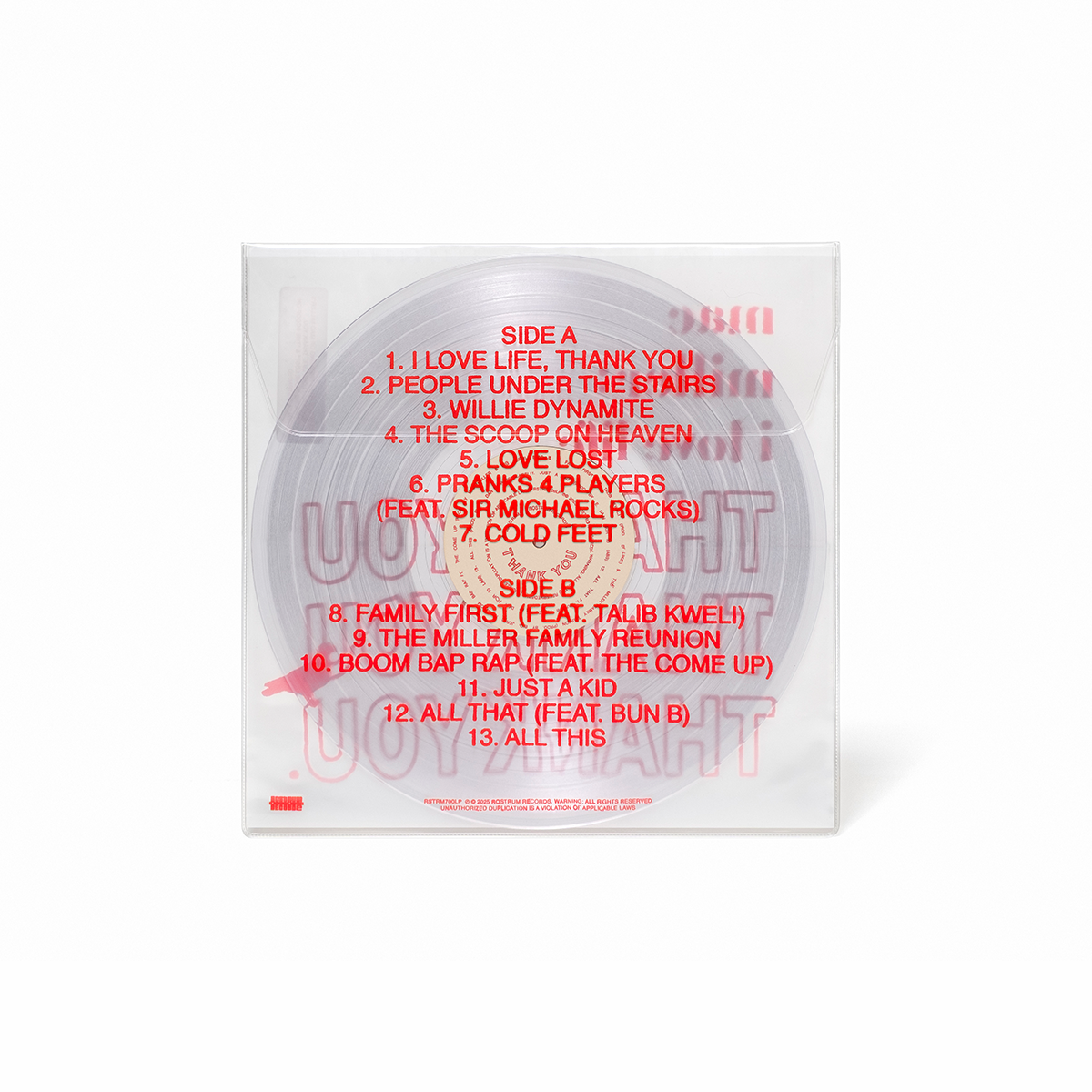 I LOVE LIFE, THANK YOU VINYL – Mac Miller Store