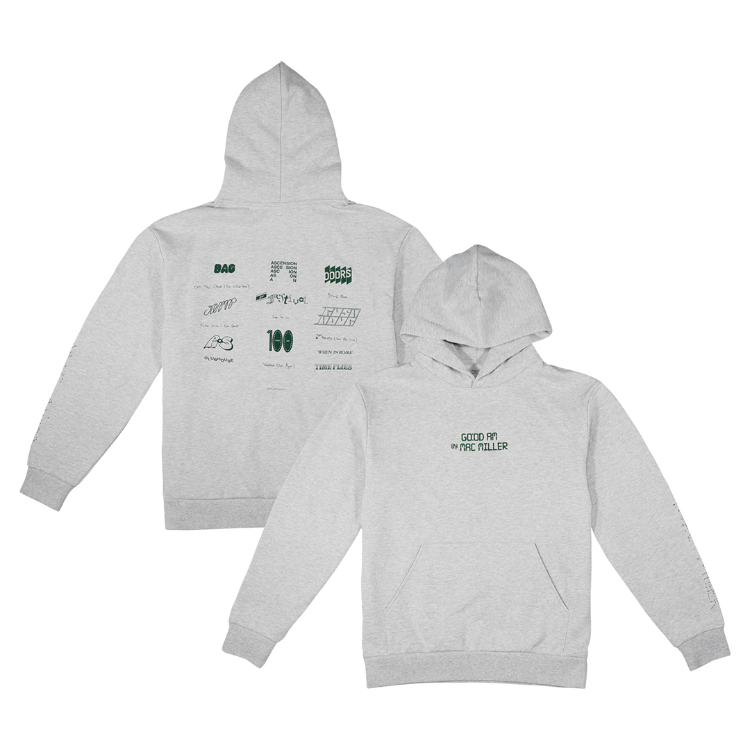 TRACKLIST HOODIE – Mac Miller Store
