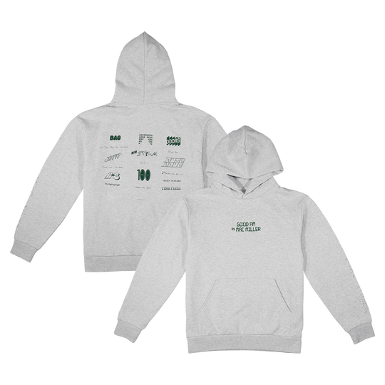 TRACKLIST HOODIE – Mac Miller Store