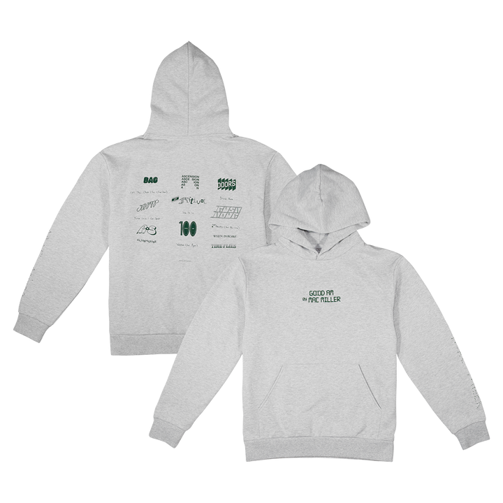 TRACKLIST HOODIE – Mac Miller Store