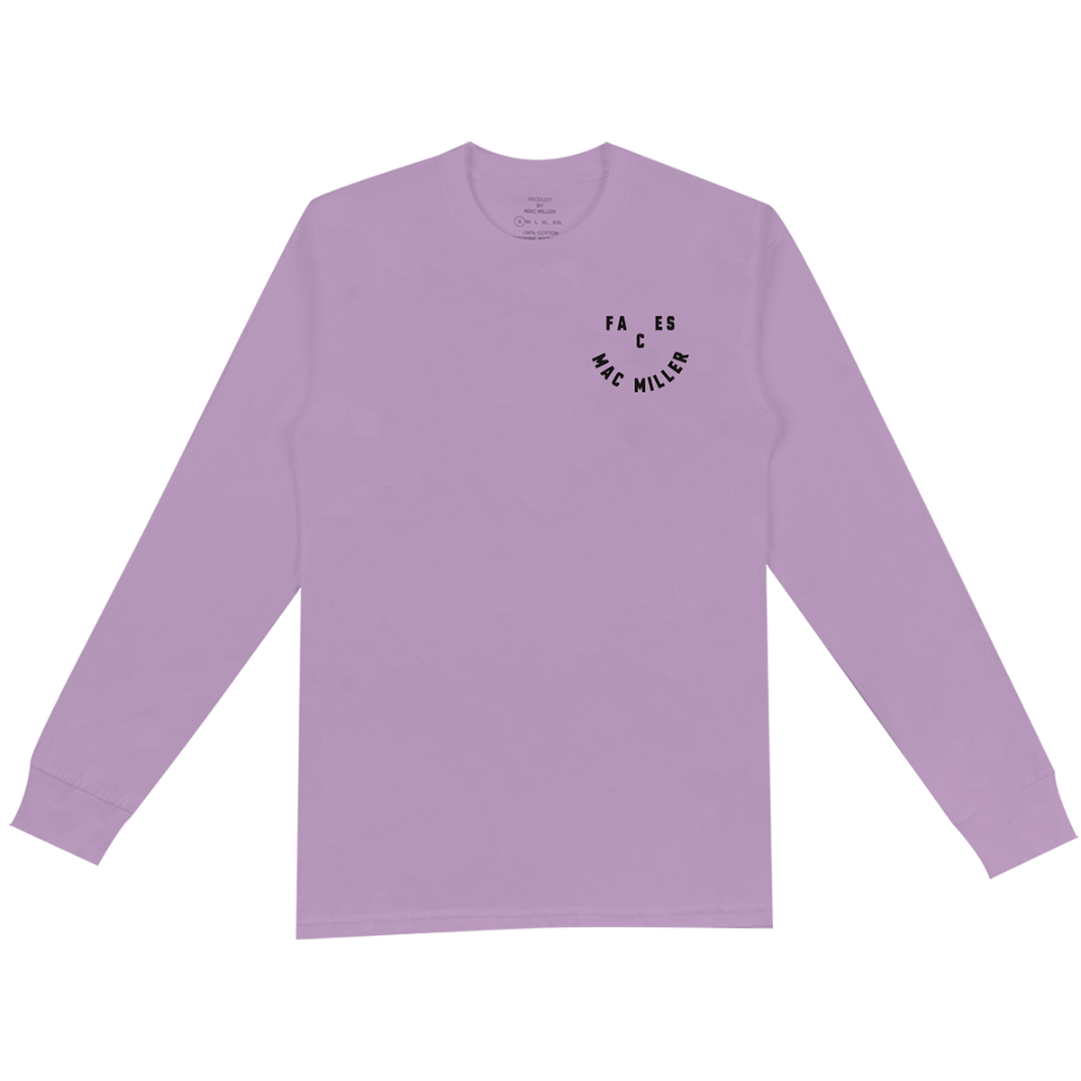 FACES SMILE PURPLE LONGSLEEVE – Mac Miller Store