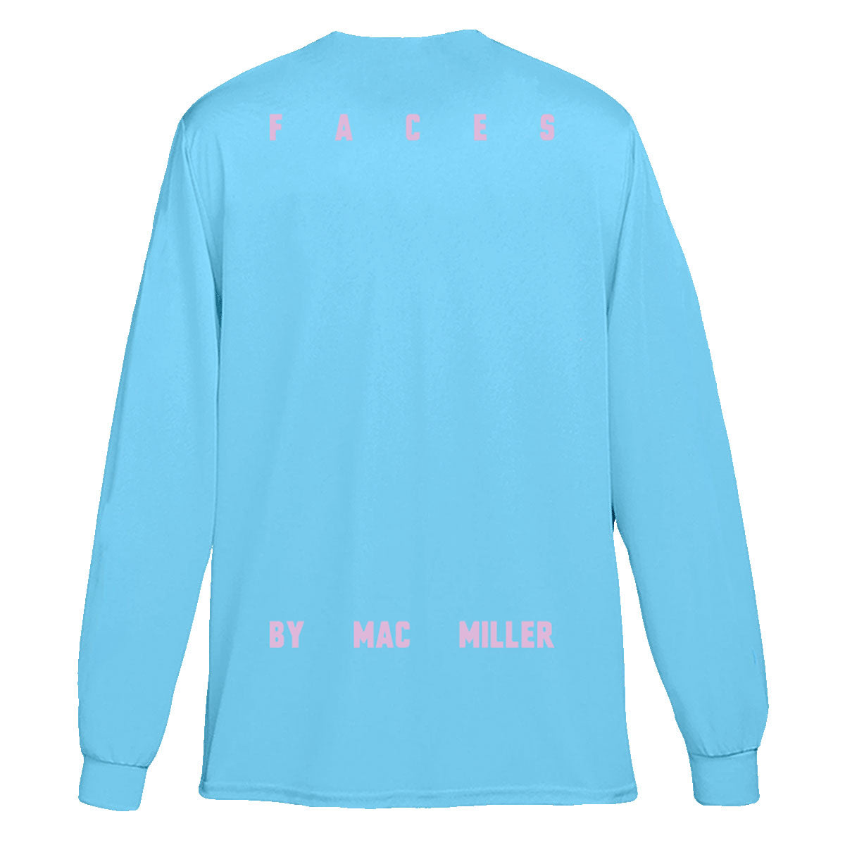 FACES BLUE LONG SLEEVE – Mac Miller Store