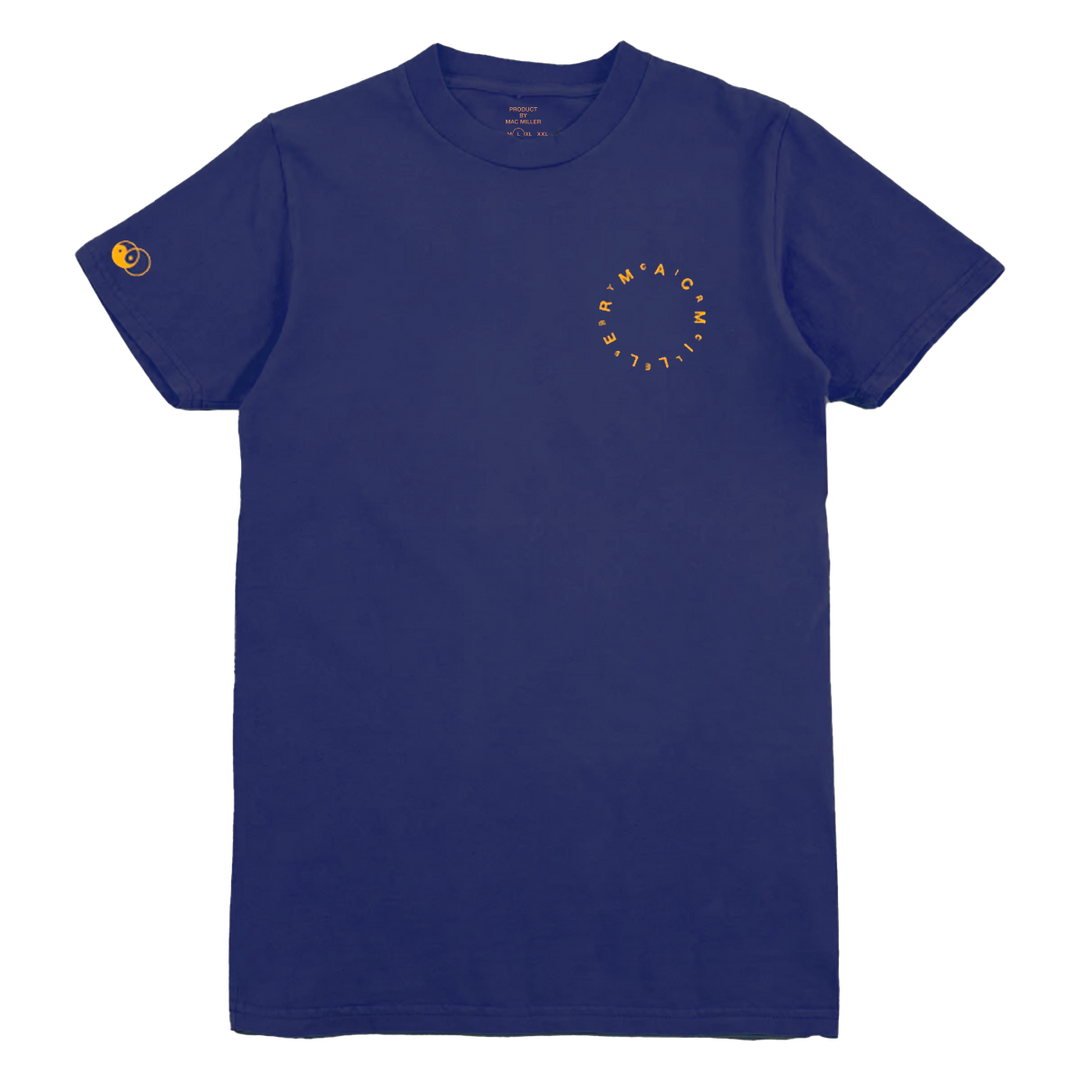 CIRCLES NAVY TEE – Mac Miller Store