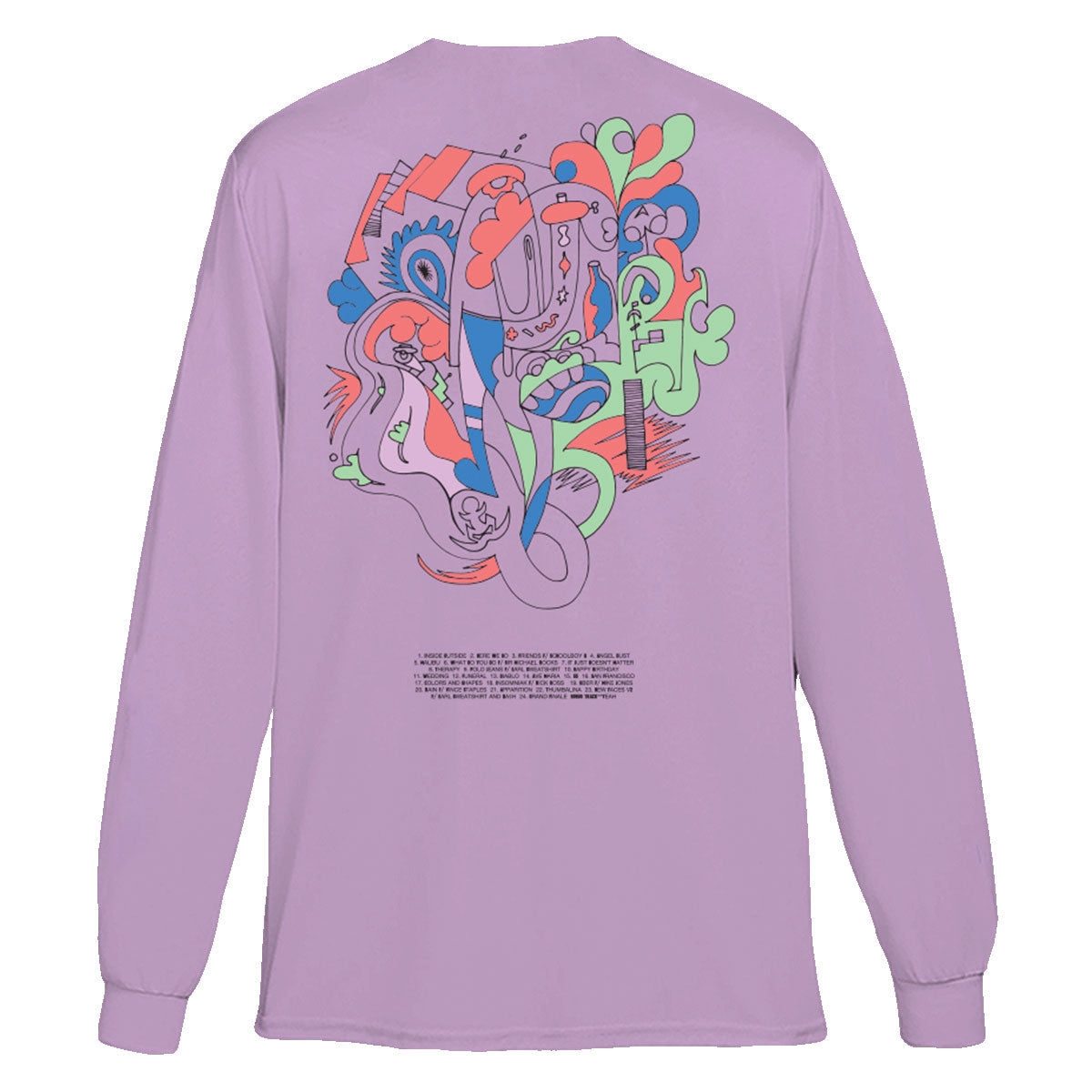 FACES SMILE PURPLE LONGSLEEVE – Mac Miller Store